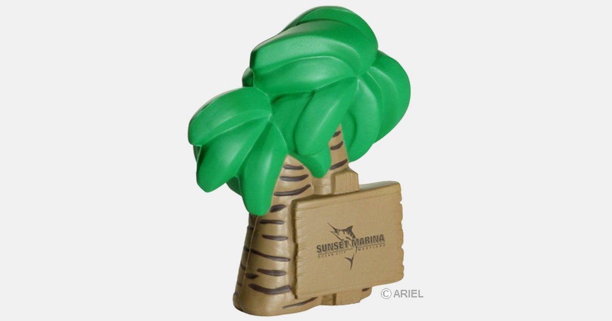 Stress Ball Palm Tree | MiniThrowBalls.com