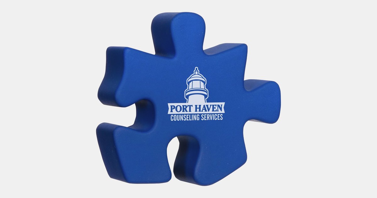 Stress Ball Puzzle Piece | MiniThrowBalls.com