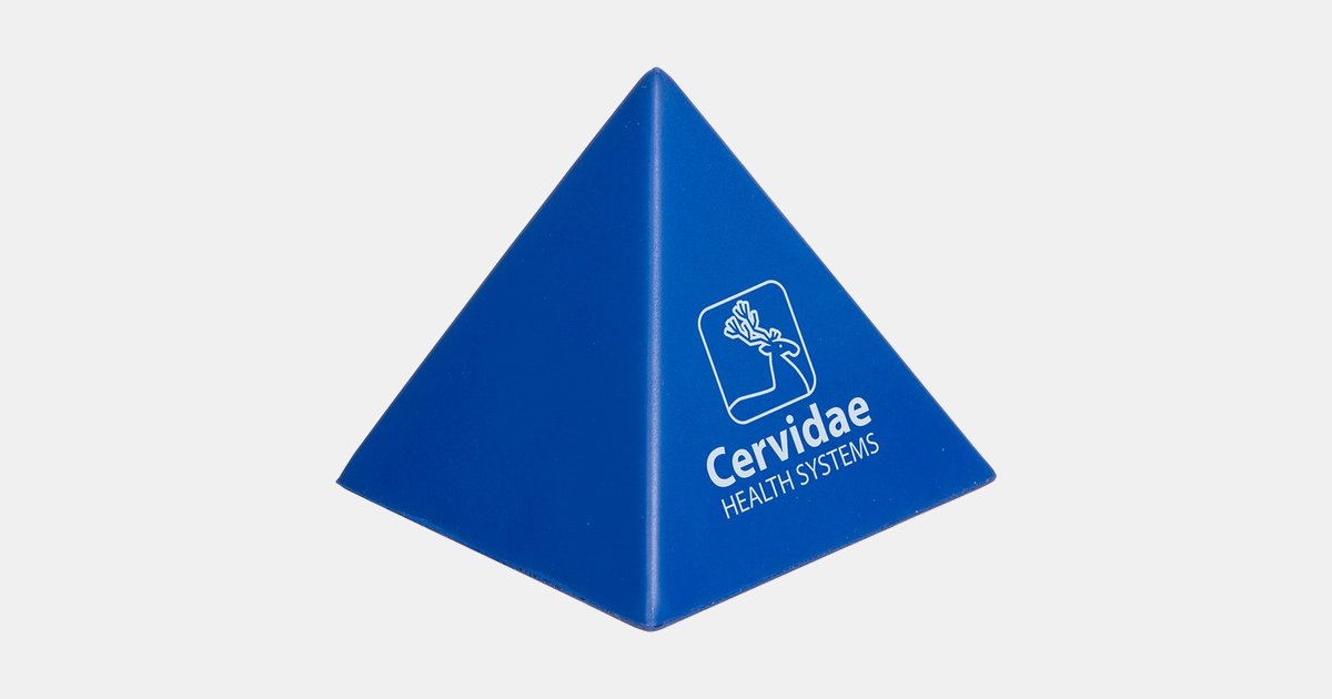 Stress Ball Pyramid | MiniThrowBalls.com