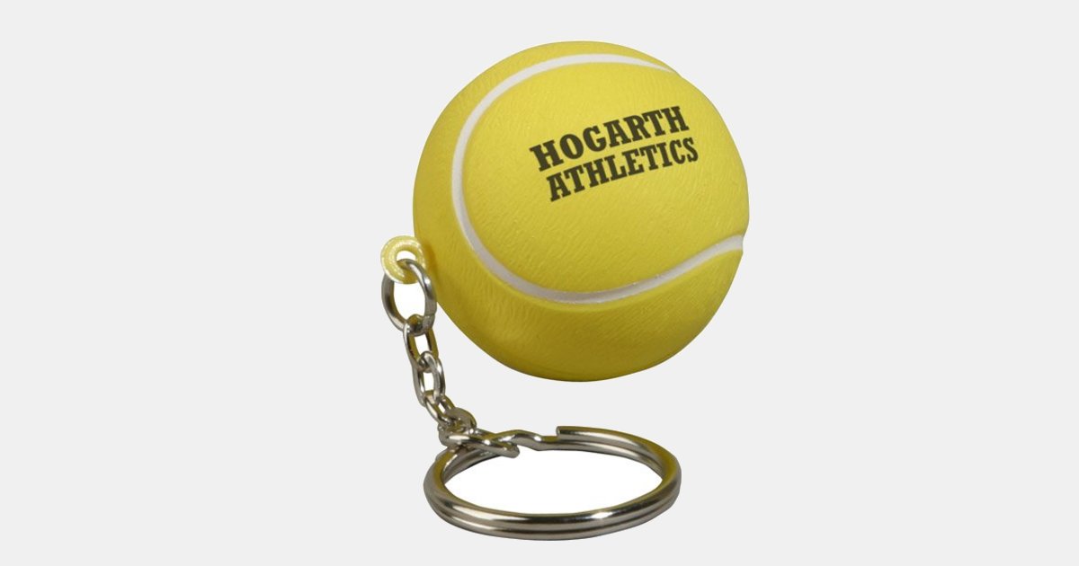 Stress Ball Key Chain Tennis Ball | MiniThrowBalls.com