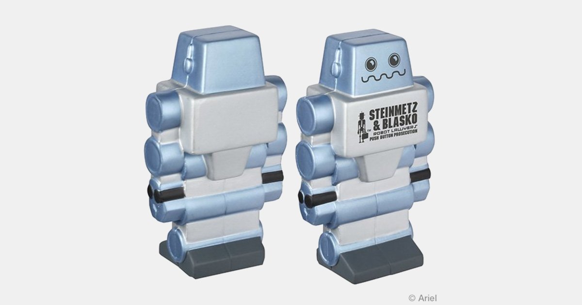 Stress Ball Robot | MiniThrowBalls.com
