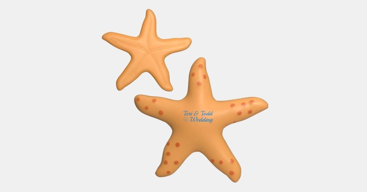 Stress Ball Starfish | MiniThrowBalls.com
