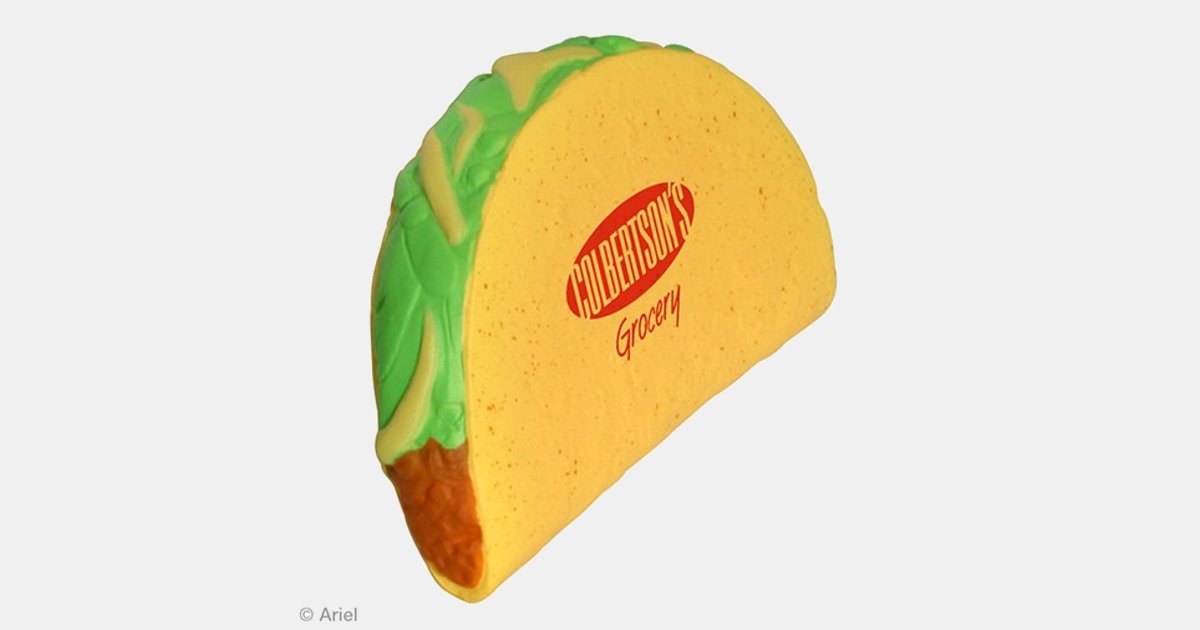 Stress Ball Taco | MiniThrowBalls.com