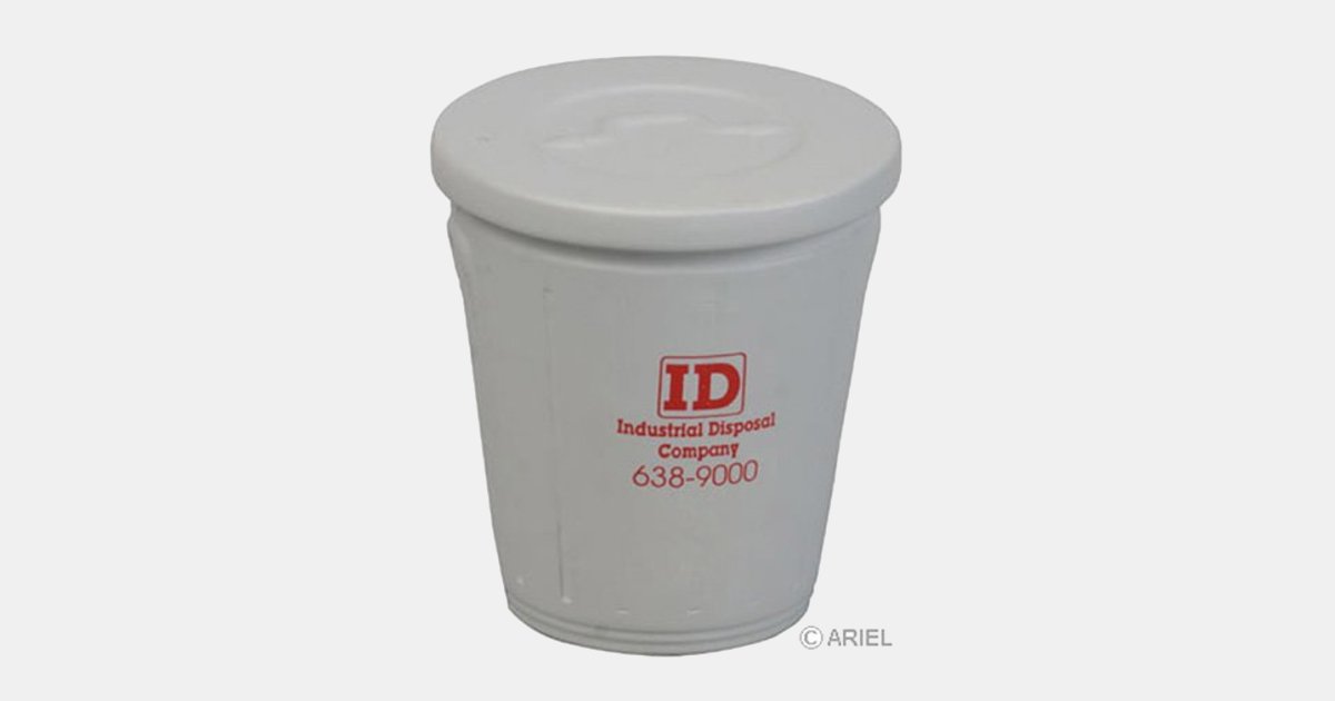 Stress Ball Trash Can | MiniThrowBalls.com
