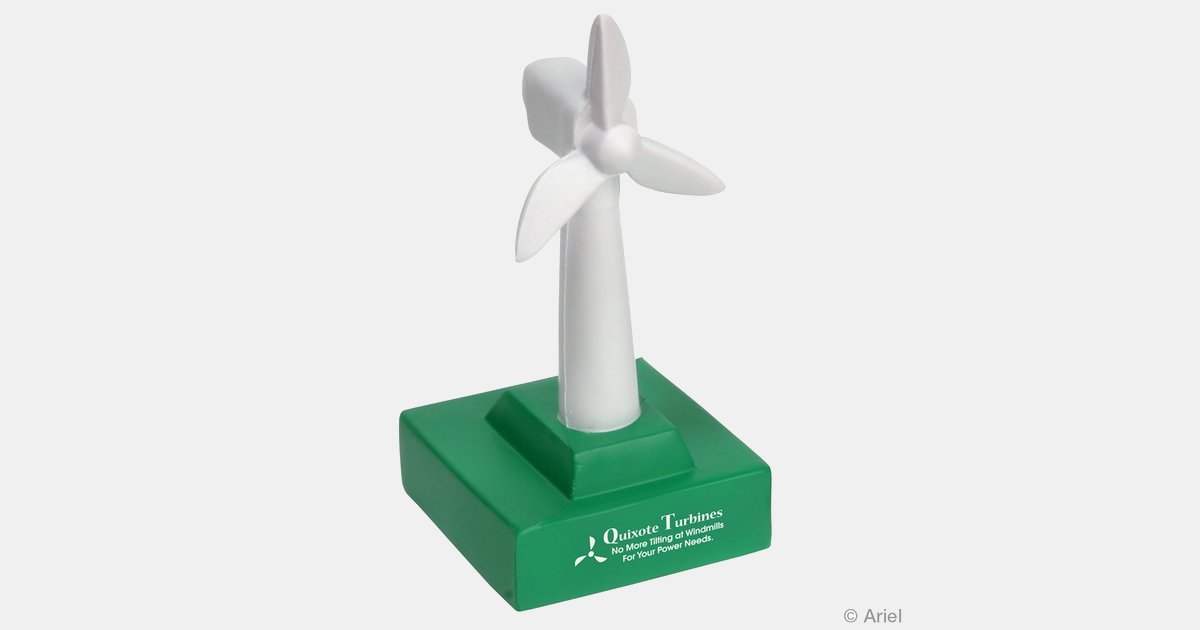 Stress Ball Wind Turbine | MiniThrowBalls.com