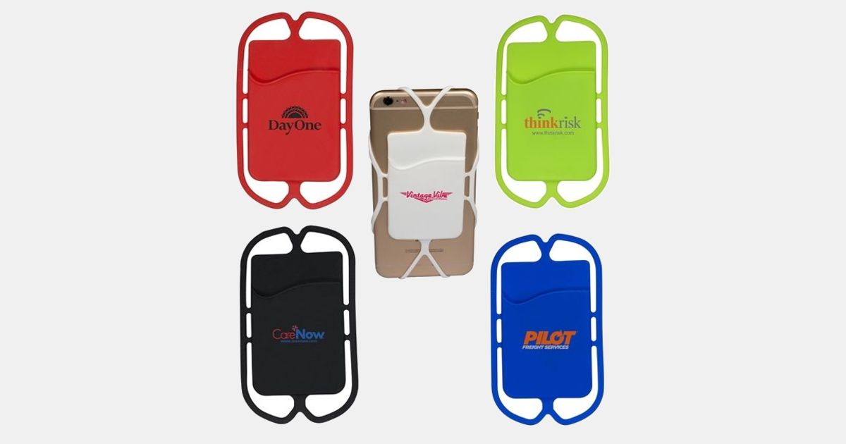 Custom Printed Stretchy Mobile Device Pocket with your logo ...