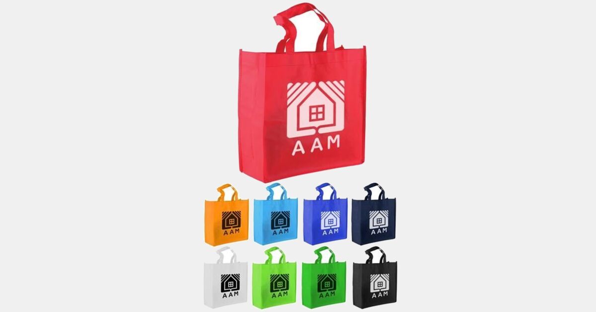 The Campanion 13" Non-Woven Tote with your logo | MiniThrowBalls.com