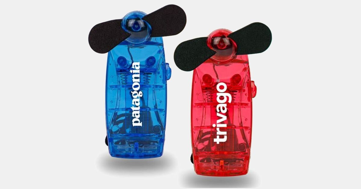 The Classic Mini Fan with your logo | MiniThrowBalls.com