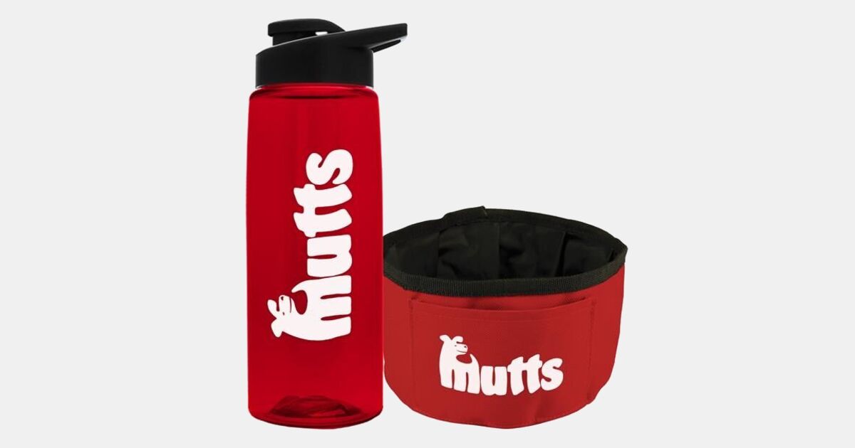 The Parched Pup - 26 Oz Flair Bottle & Folding Dog Bowl with your logo ...