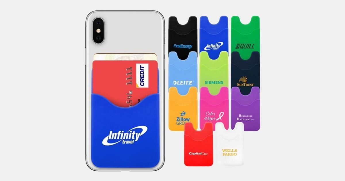 The Phone Wallet with your logo | MiniThrowBalls.com