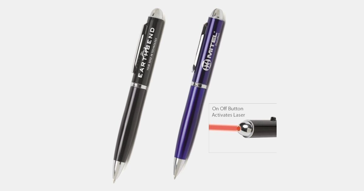 The Secret Agent Laser Pointer Metal Pen with your logo ...