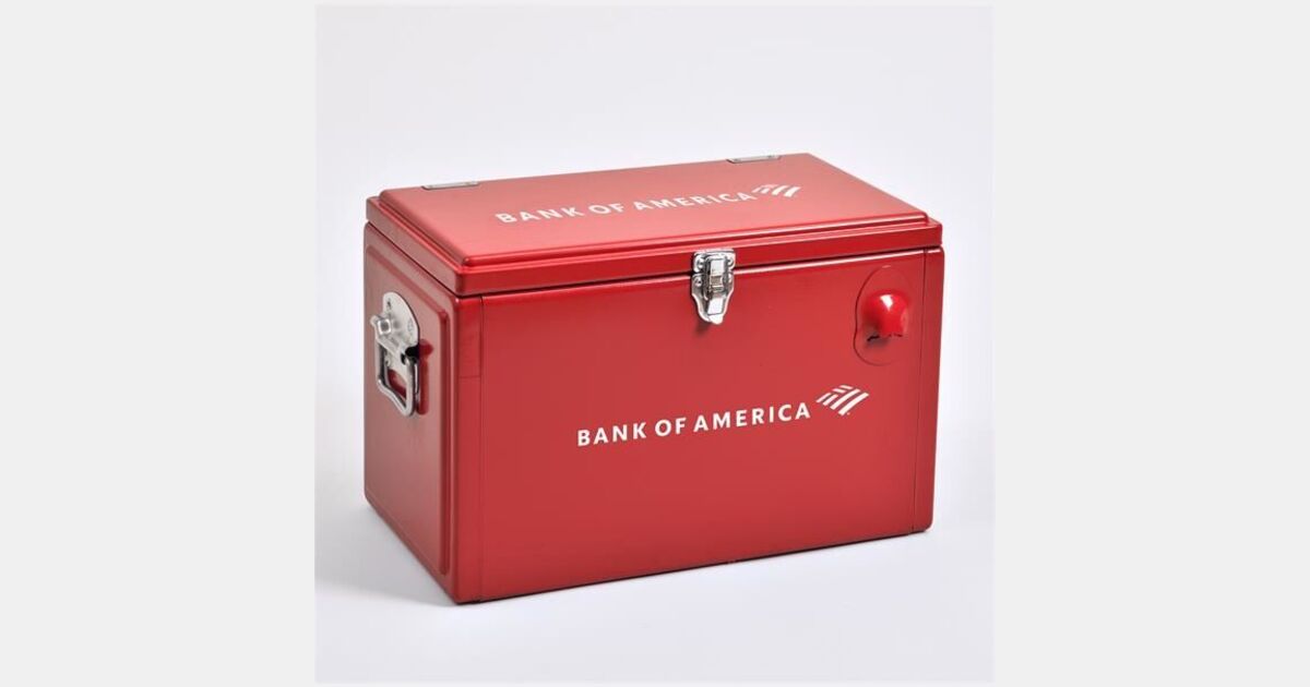 Toolbox Cooler with your logo | MiniThrowBalls.com