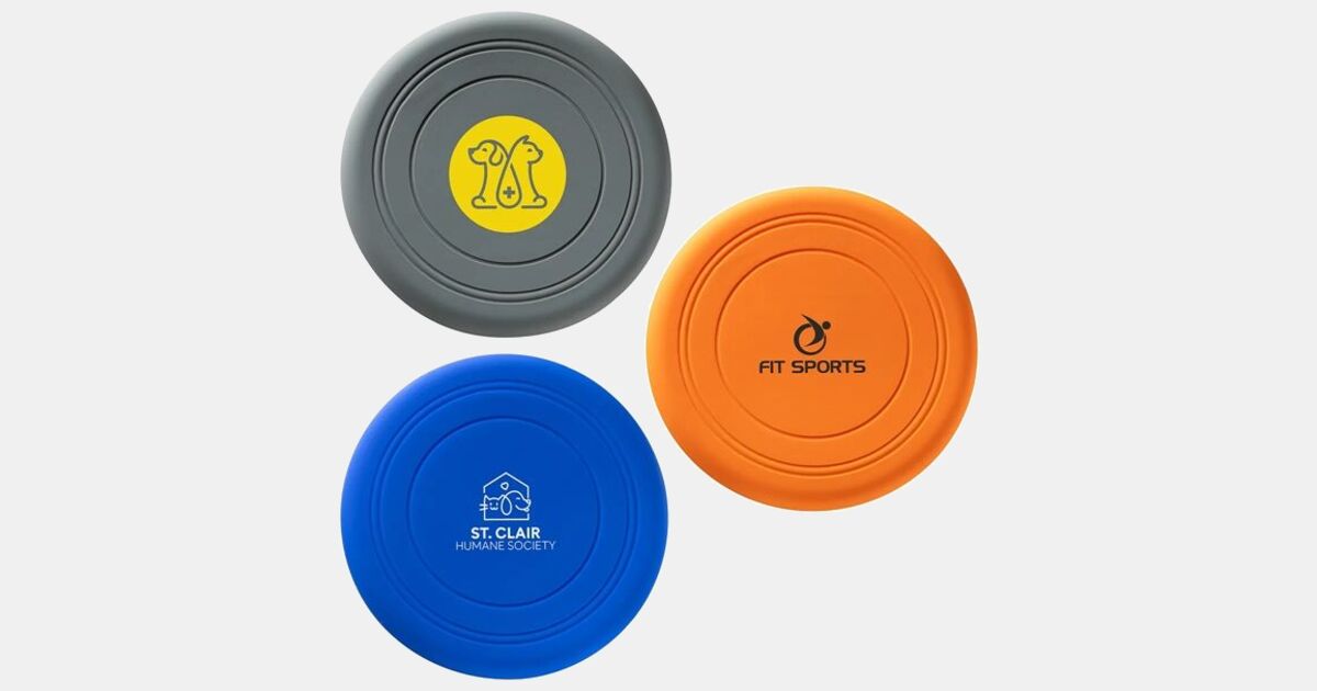 Custom Printed Toss N Fetch Silicone Flyer with your logo ...