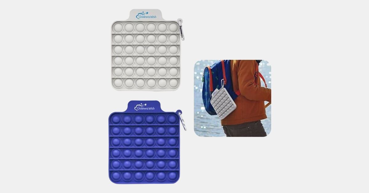 Travel Fidget Popper with your logo | MiniThrowBalls.com