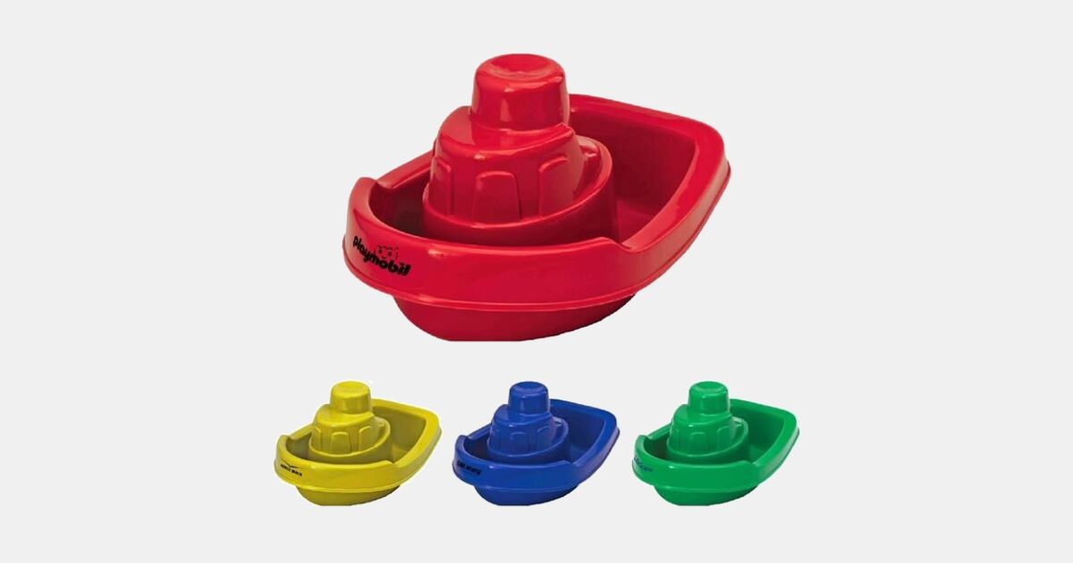 8" Tug Boat Sand Mold with your logo | MiniThrowBalls.com