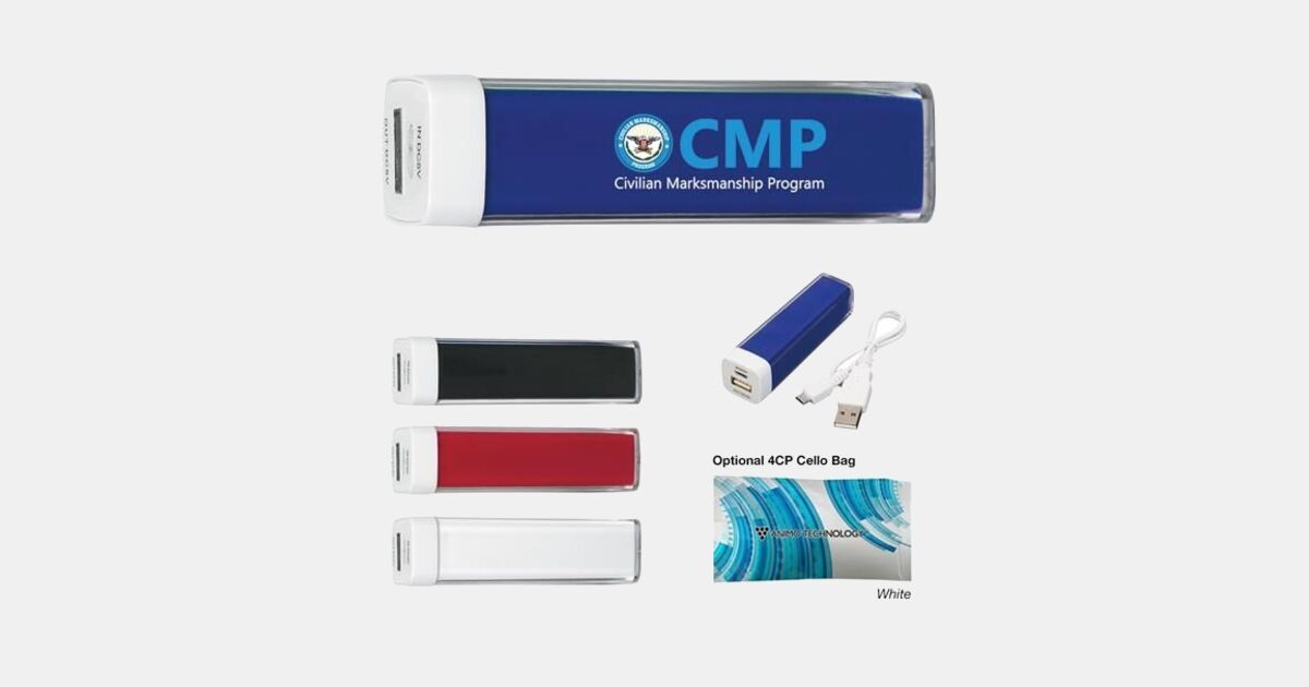 1500 Mah Charge-It-Up Power Bank with your logo | MiniThrowBalls.com
