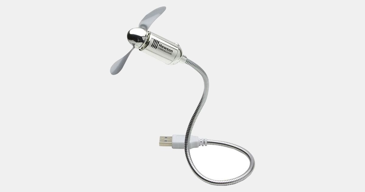 Custom Cobra Usb Flex Fan with your logo | MiniThrowBalls.com