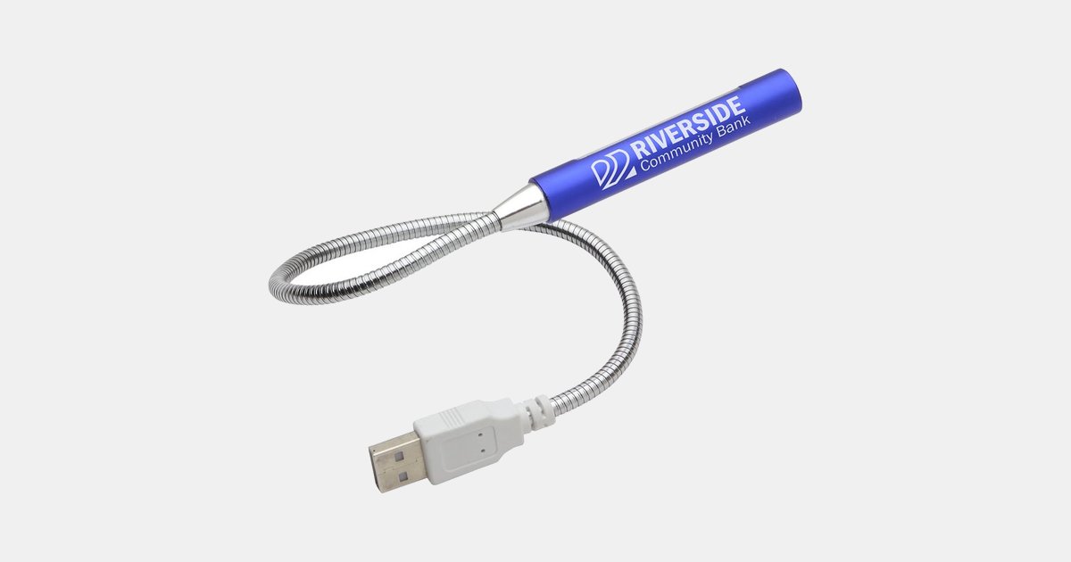 USB Light Custom Imprinted USB Flex Light | MiniThrowBalls.com