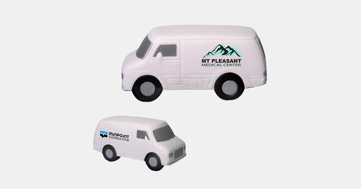 Stress Ball Van | MiniThrowBalls.com