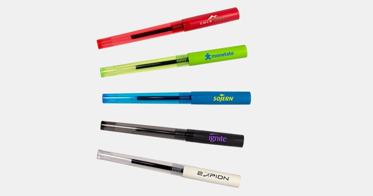Custom Velocity Semi-Gel Pen With Blue Ink with your logo ...