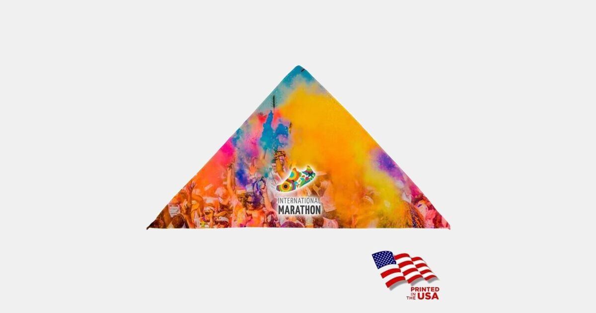 Very Kool Cooling Bandana - Sublimation with your logo | MiniThrowBalls.com