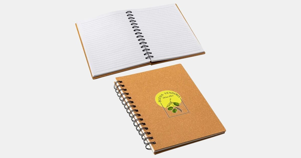 Custom Printed Wildwood Cardboard Spiral Notebook with your logo ...