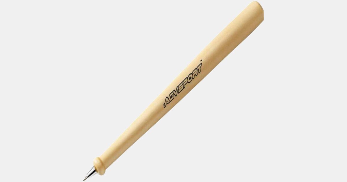 Wooden Baseball Bat Pen with your logo | MiniThrowBalls.com