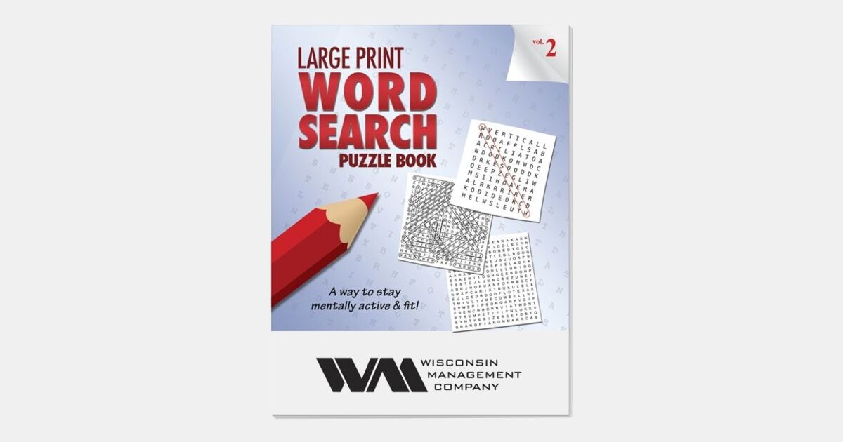 Word Search Volume 2 with your logo | MiniThrowBalls.com
